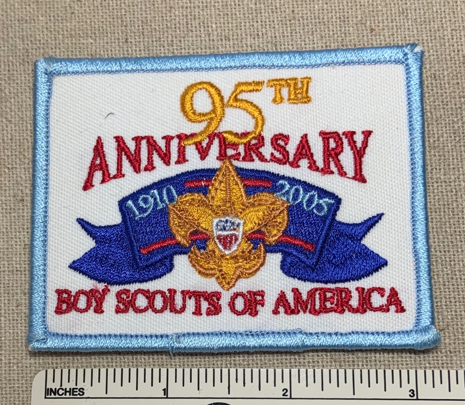 2005 95th Anniversary BOY SCOUTS OF AMERICA Badge PATCH BSA Uniform ...