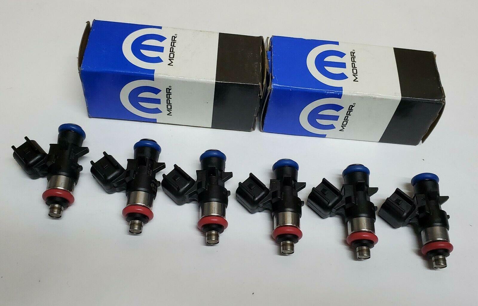 New OEM ORIGINAL MOPAR FUEL Injectors WRANGLER Challenger 3.6L 6 PCS ...