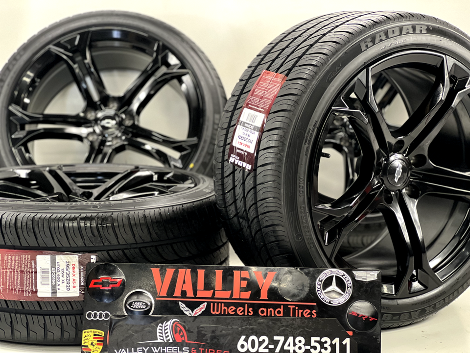 20" x10 X11 OEM FACTORY 4 CHEVY CAMARO SS ZL1 1LE BLACK RIMS TIRES ...