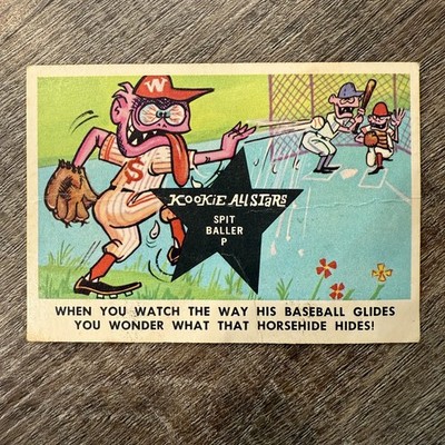 Vintage 1966 Fleer Weird-ohs Baseball - Spit Baller #18 | eBay