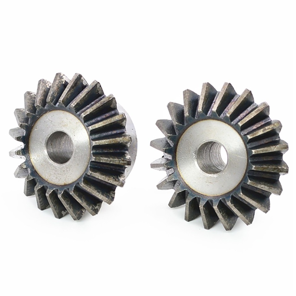 2.5 Module Bevel Gear 15-30 Teeth 1:1 90 Degrees Meshing Angle Steel ...
