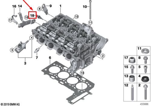 BMW 5 G30 Cylinder Head Coolant Temperat. Sensor 13628649765 8649765 ...