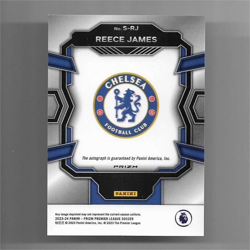 2023-24 Panini Prizm Premier League Prizm Autograph Auto Card : Reece ...