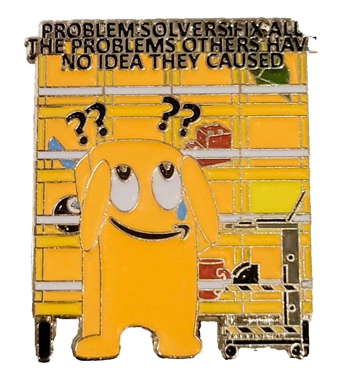 Problem Solver fix it all Peccy Employee Pin | eBay