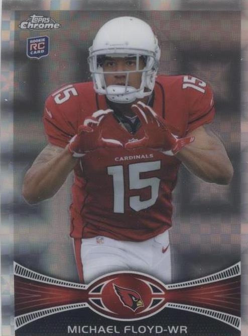 2012 Topps Chrome - Michael Floyd #166 X-Fractor (RC) for sale online ...