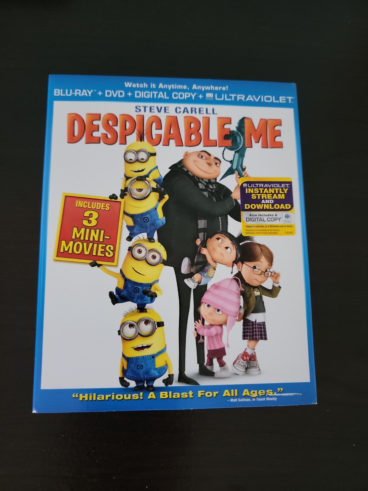 Despicable Me Blu Ray Cover
