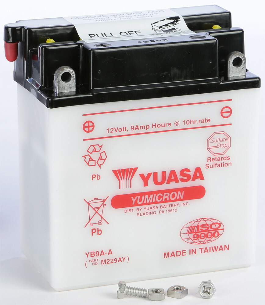 Yuasa Yumicron Conventional Battery LT-F 160 QuadRunner TRX125 YB9A-A ...