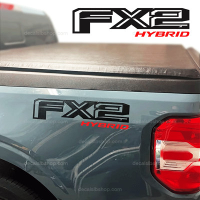 FX2 Hybrid Decal Fit Ford Maverick F150 Truck decals Stickers Vinyl F ...