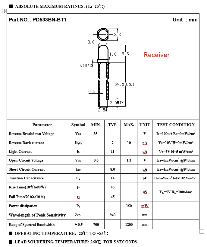 5 Pairs 3MM 5MM Infrared IR LED Emitter & Receiver Pairs US SHIP | eBay