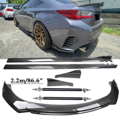 Carbon Fiber Front Bumper Lip Spoiler Splitters Body Kit For Lexus ...