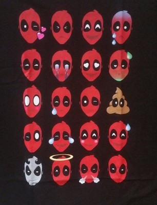 Marvel Comics Deadpool Taco Emotions T-Shirt Men's S M L XL 2XL 3XL | eBay