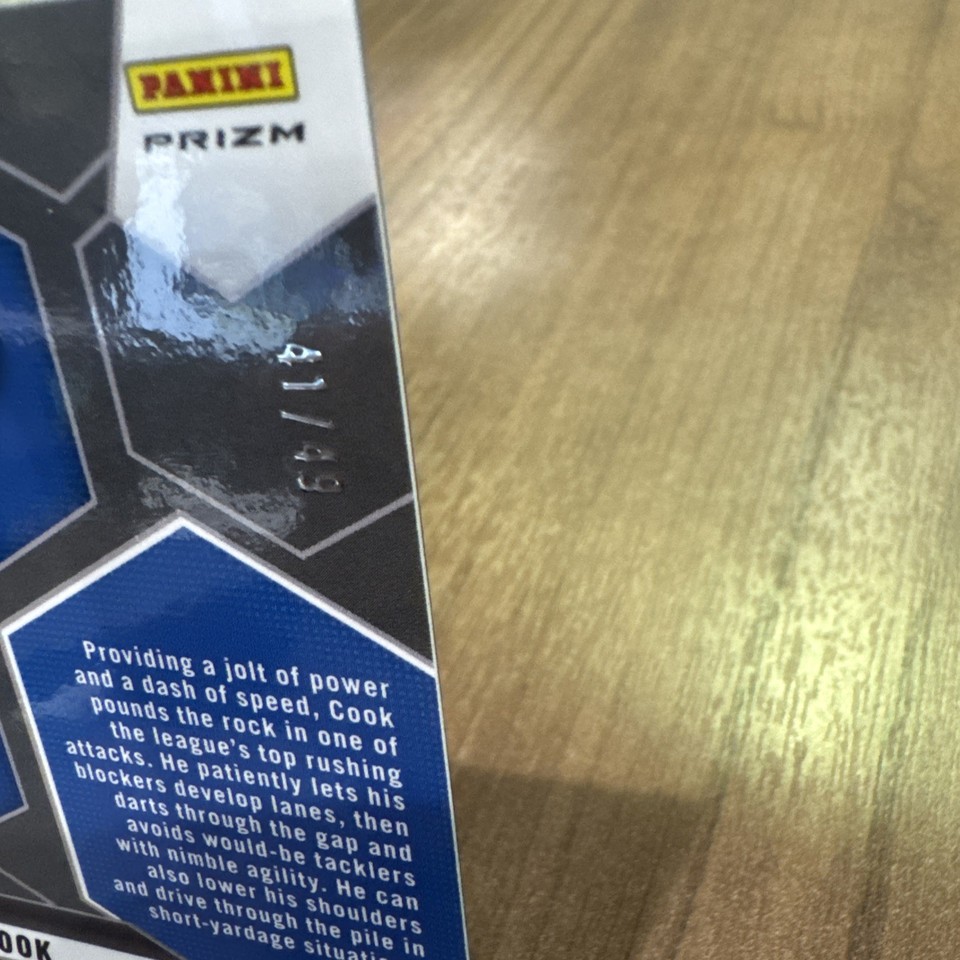 🔥 James Cook 2025 Mosaic Montage Purple Mosaic /49 Buffalo Bills 🔥 | eBay