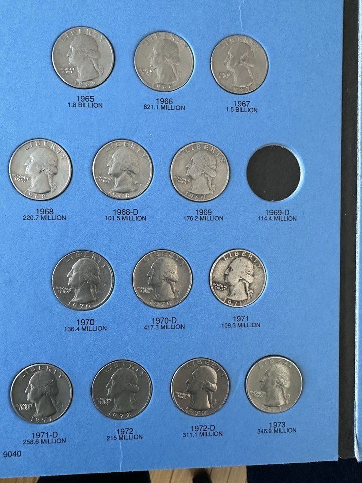 1965-1987 Washington Quarter Collection Set - 35 Quarters included | eBay