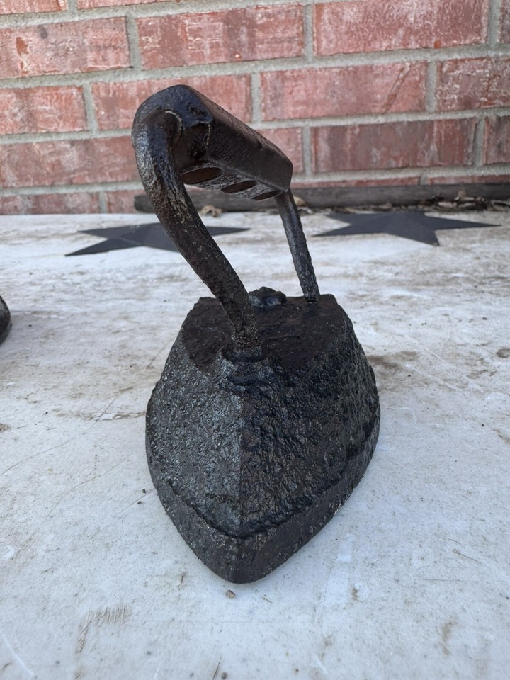 vintage antique cast iron good condition 5Lb | eBay