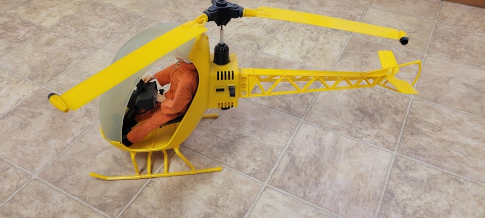 GI Joe Adventure Team Vehicle GI JOE YELLOW HELICOPTER GI JOE 1964 GI ...