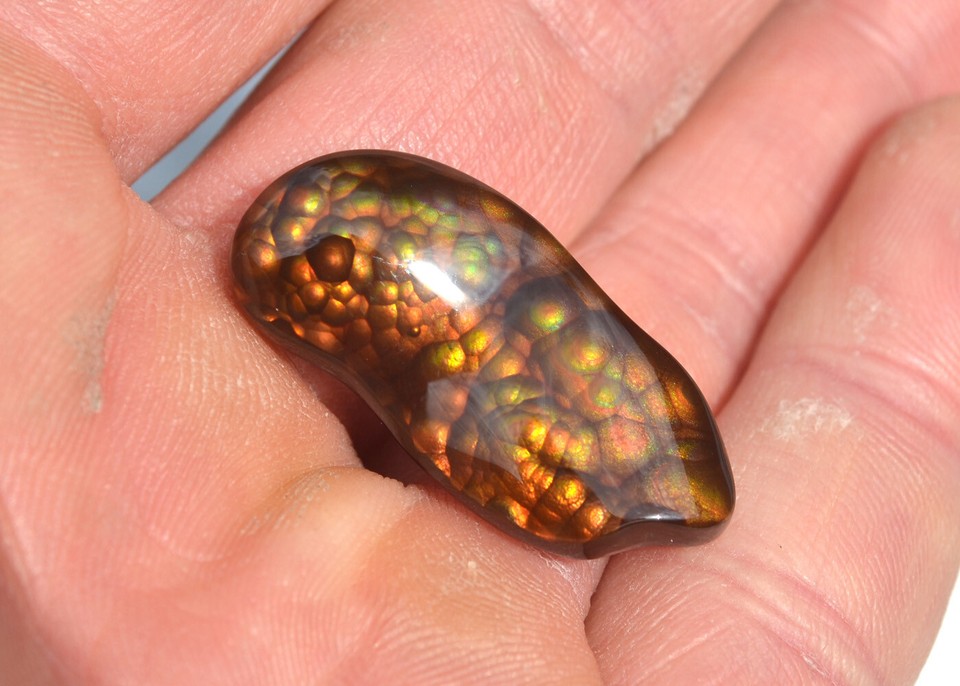 24.43 Carat Fantastic Freeform Fire Agate | eBay