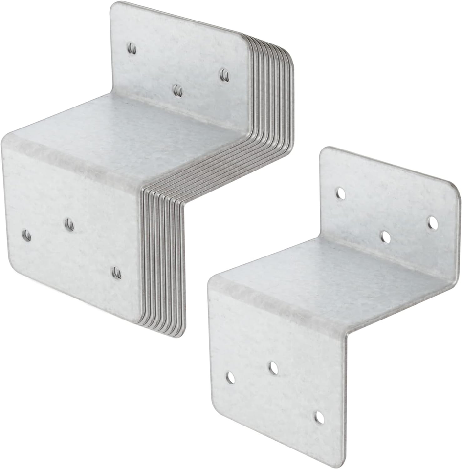 10 PCS Heavy Duty Steel Z Brackets , Length 2 Double Angle Channel ...