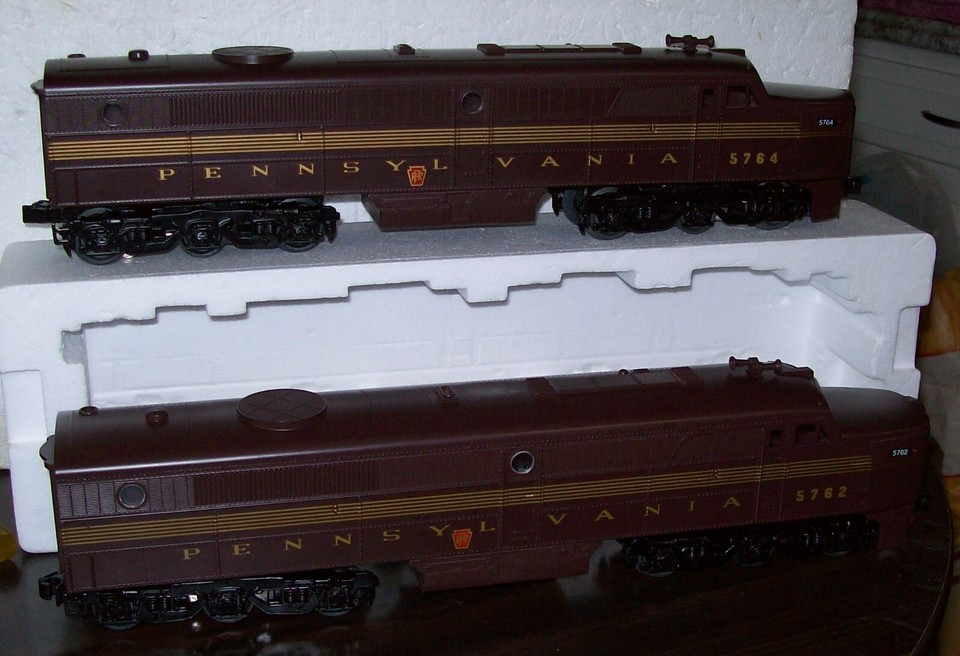 'O' Gauge PA1 Powered & Dummy Pennsylvania Railroad PRR Loco Set Tuscan ...