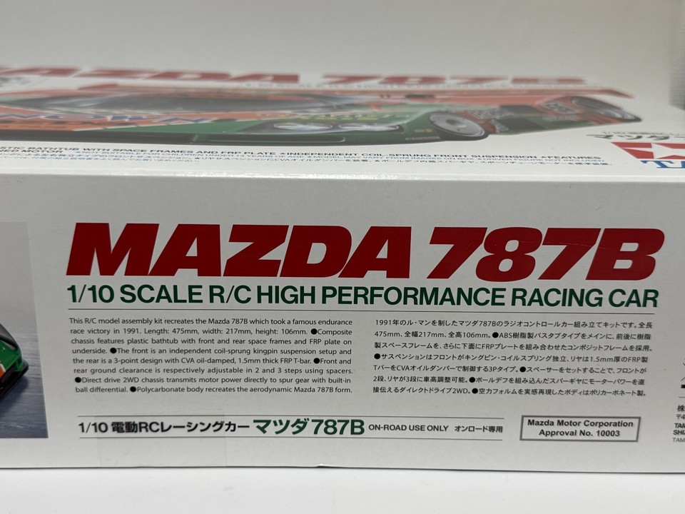 Tamiya 1/10 Mazda 787B Electric RC Car Radio Control 47518 New ...