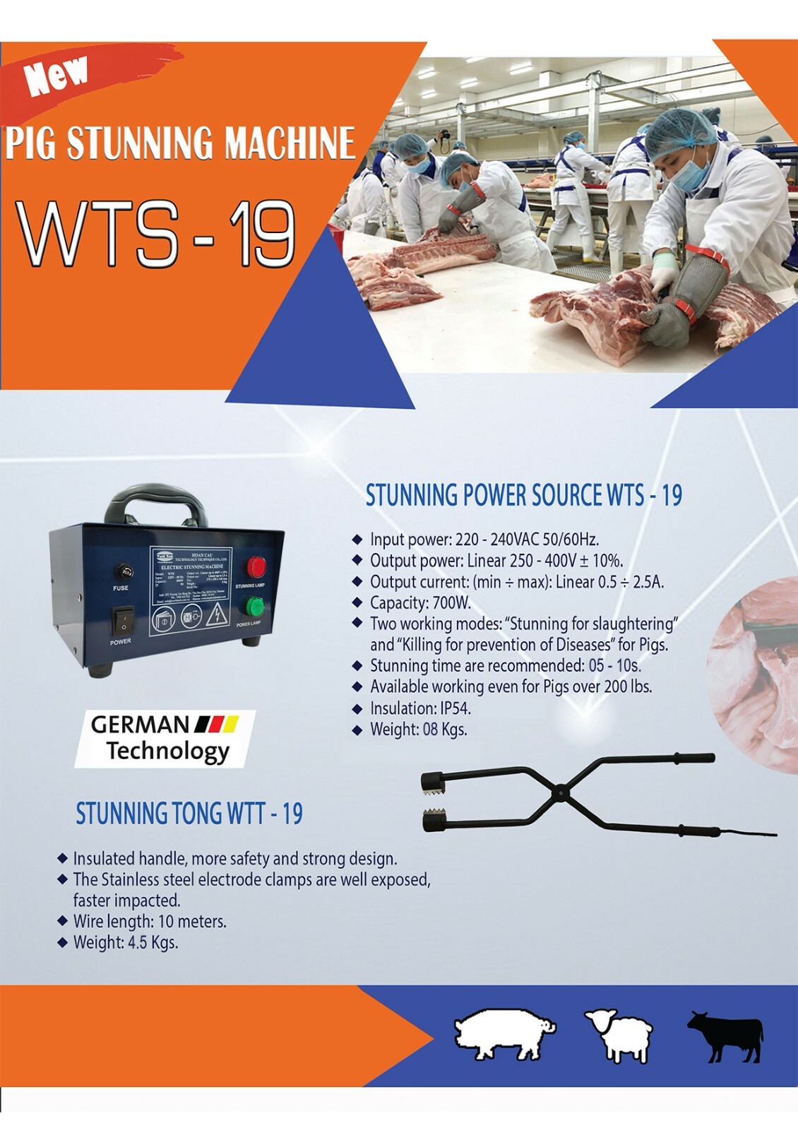 ELECTRIC PIG (HOG) STUNNING MACHINE (PIG STUNNER) | eBay