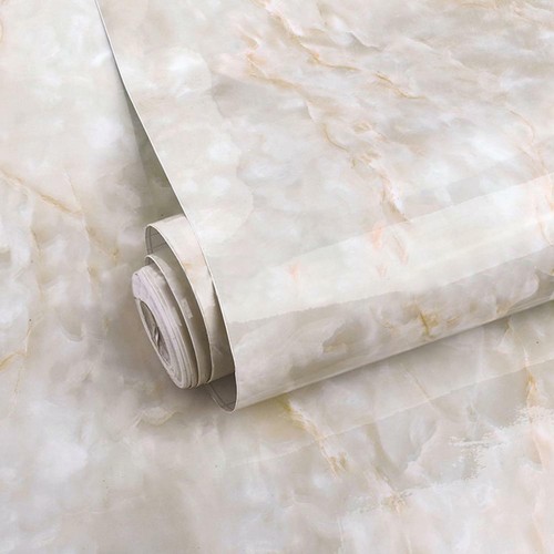 Home Decor 3D Marble Effect Wall Stickers Waterproof PVC Self-adhesive ...