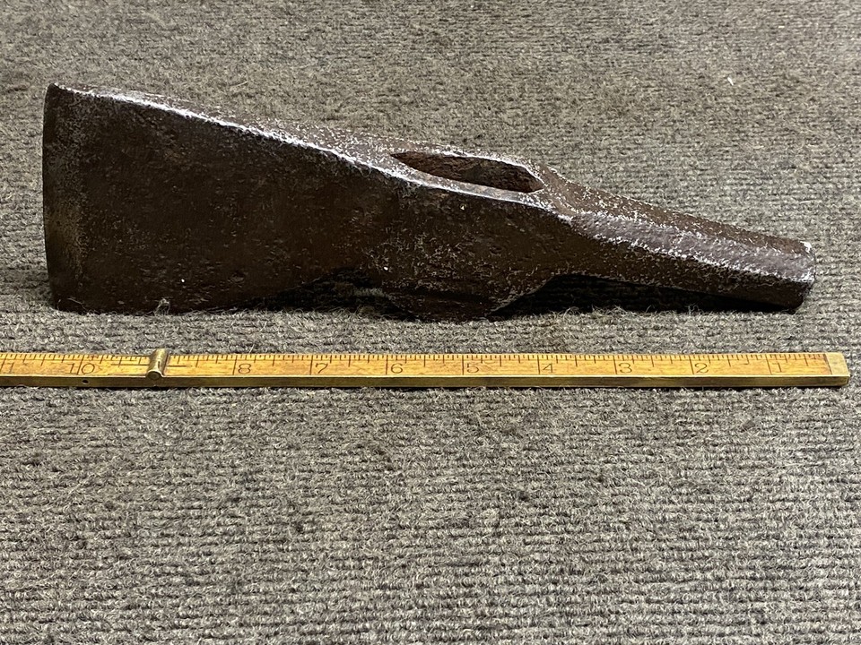 Rare Early 1800’s Unique Single Bit Axe Wrought Iron Unbranded 3 Lbs. 2 ...