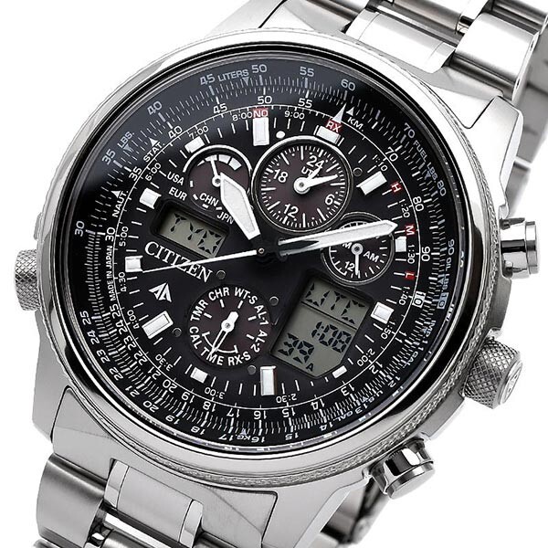 Citizen Promaster Sky PMV65-2271 Eco-Drive Solar Atomic Titanium From ...