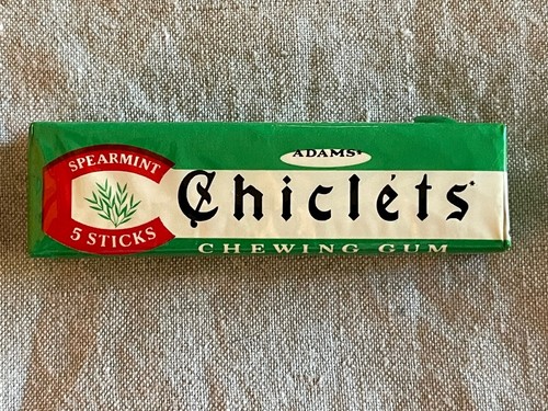 Vintage CHICLETS SPEARMINT 5-STICK GUM PACK Unopened NOS | eBay