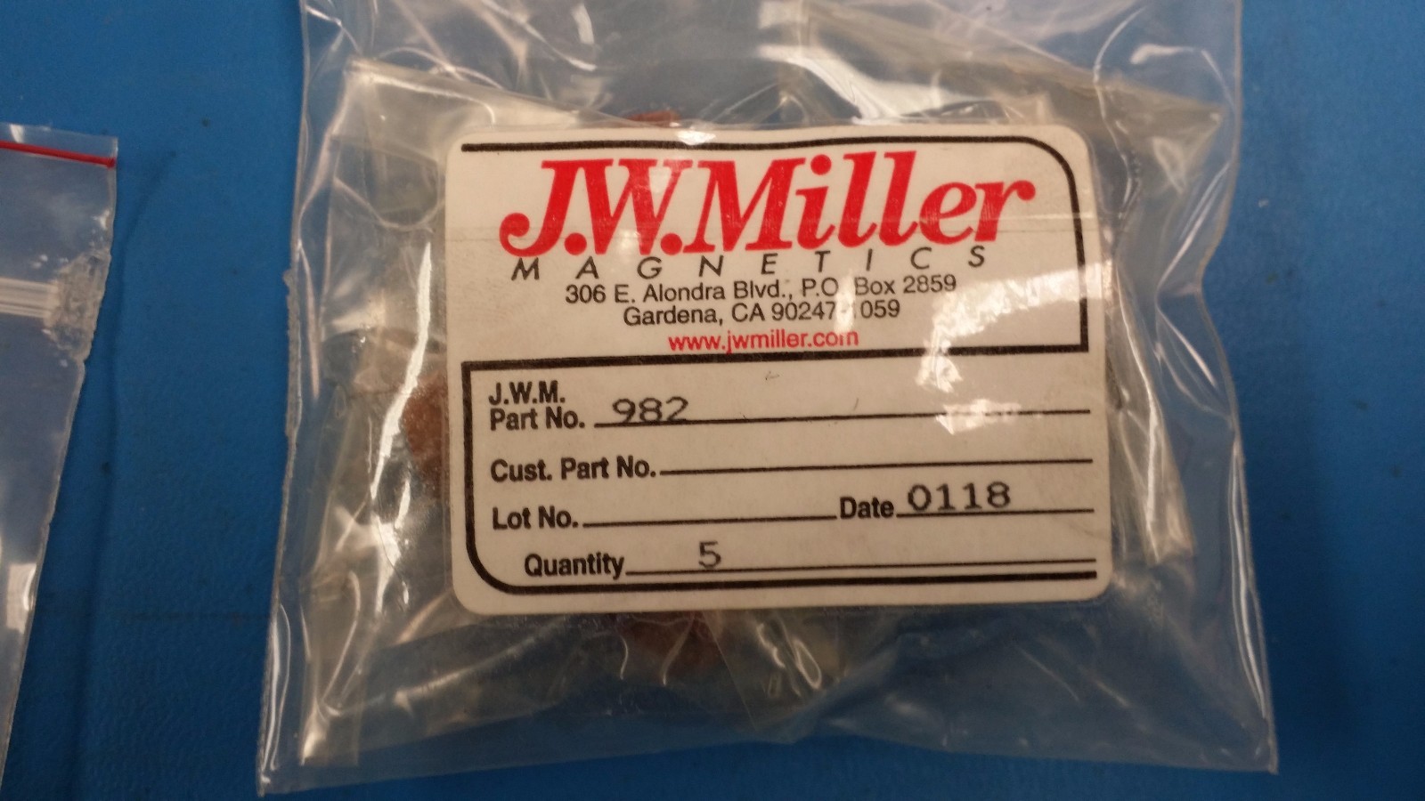 (1 PC) 982 JW MILLER AIR CORE PRINTED CIRCUIT RF CHOKE 10.0mH 68.0 Ohms ...