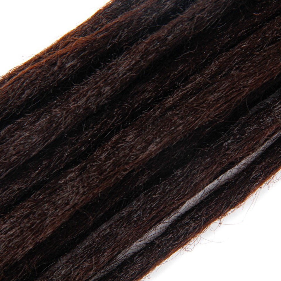 10Strands Handmade Dreadlocks Extension Single Ended Dread Locs Crochet ...