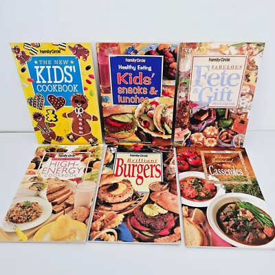 Family Circle Vintage Mini Cookbooks Kids' Snacks Casseroles High ...
