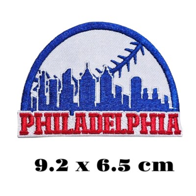 Baseball Philadelphia Phillies City Embroidered Patch Iron ,Sew on ...