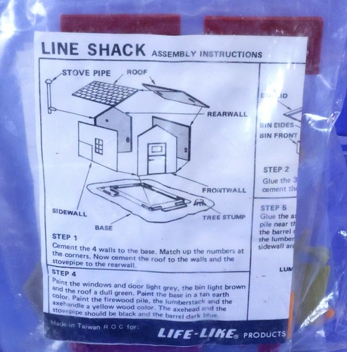 Life Like HO Scale Line Shack Building Kit | eBay