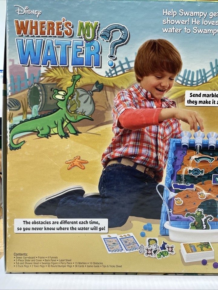 Disney Where's My Water? Board Game 2012 By Hasbro | eBay
