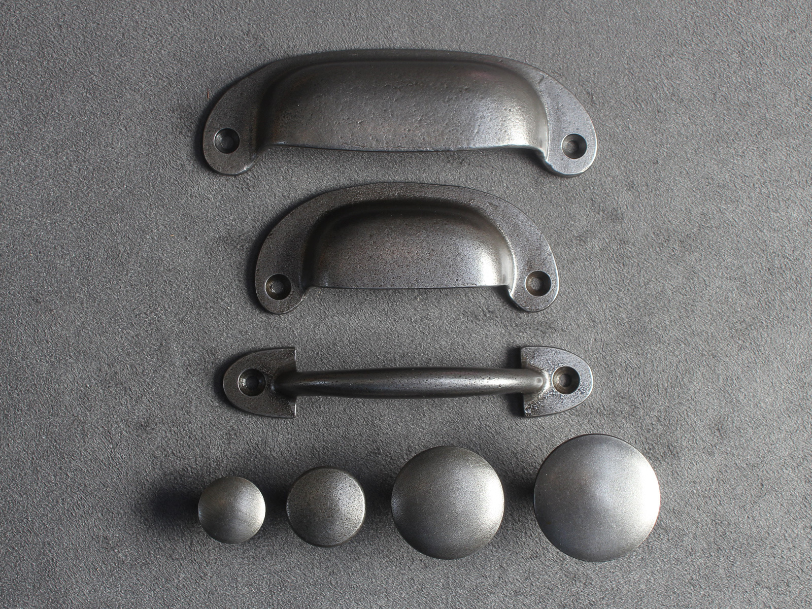 CAST IRON CLASSIC CABINET KNOBS DOOR HANDLES KITCHEN CUPBOARD DRAWER ...