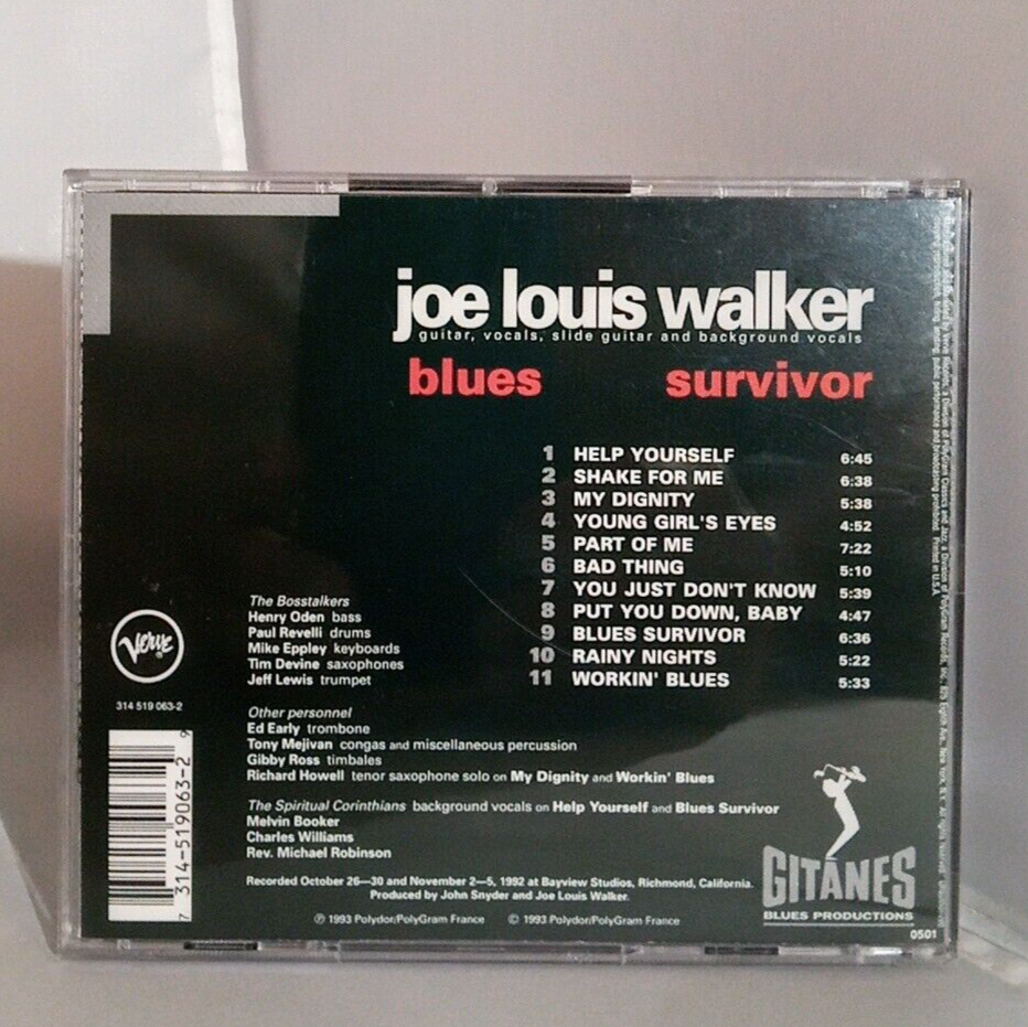 Joe Louis Walker: Blues Survivor - 1993 Polydor / PolyGram CD Album ...