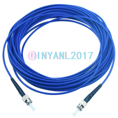 30M ST to ST UPC Fiber Patch Cord SM Simplex 3.0mm Armored Fiber Optic ...