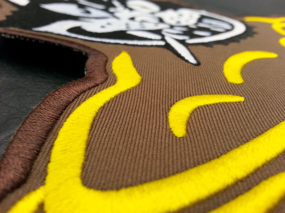 Atom Cats large motorcycle style embroidered patch Fallout | eBay