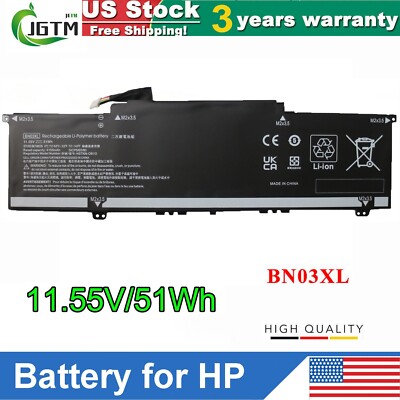 BN03XL Battery For HP Envy X360 15-ED 15M-ED 15-EE 15M-EE 13-BD 51Wh 11 ...