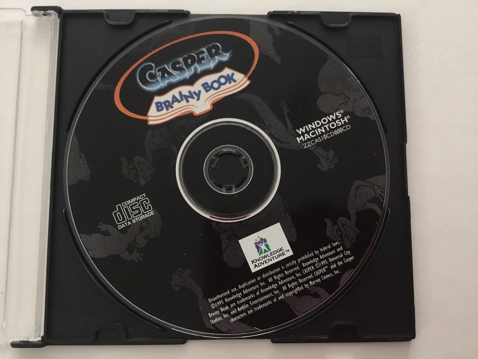 Casper Brainy Book 1995 CD Rom | eBay