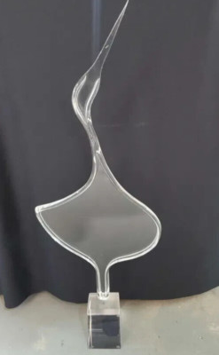 Vintage Acrylic Crane Sculpture | eBay