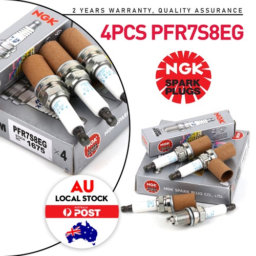 4pcs NGK PFR7S8EG (1675) Laser Platinum Spark Plugs For VW JETTA TIGUAN ...