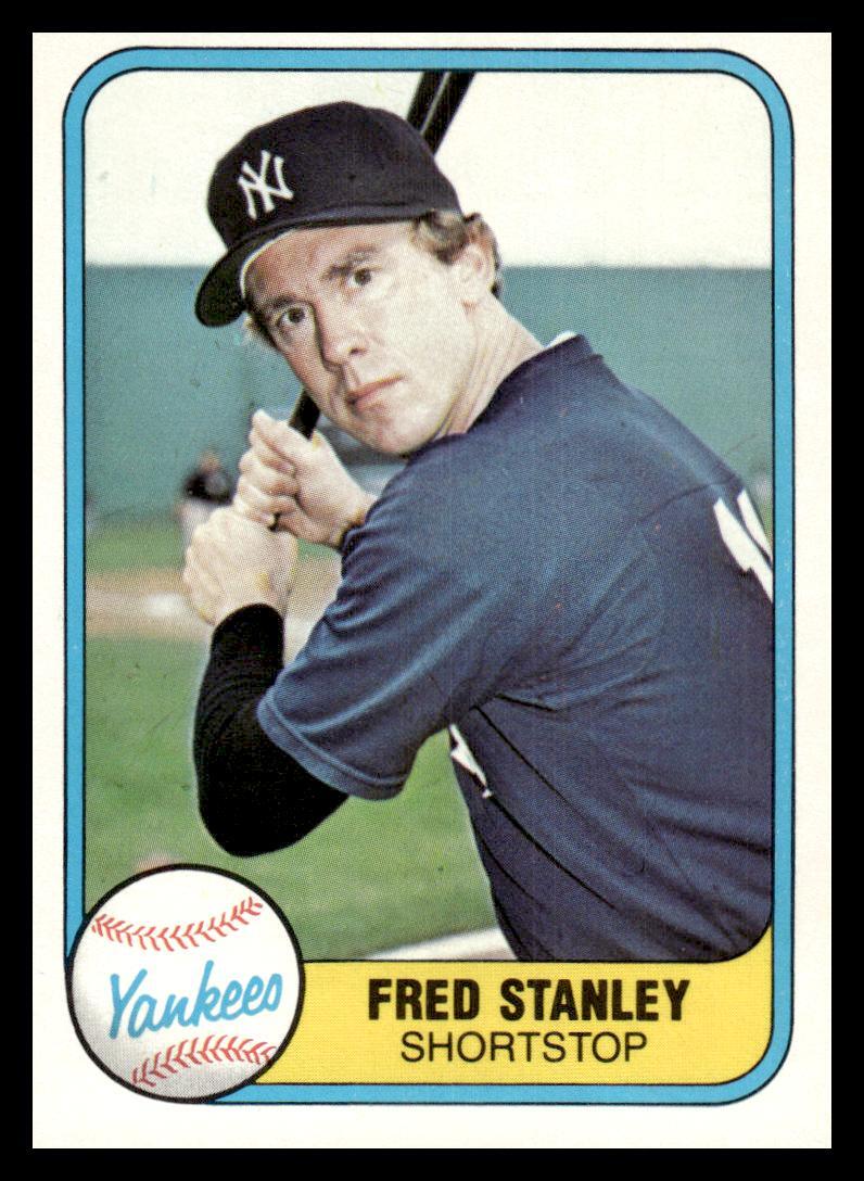 1981 Fleer #100 Fred Stanley New York Yankees | eBay