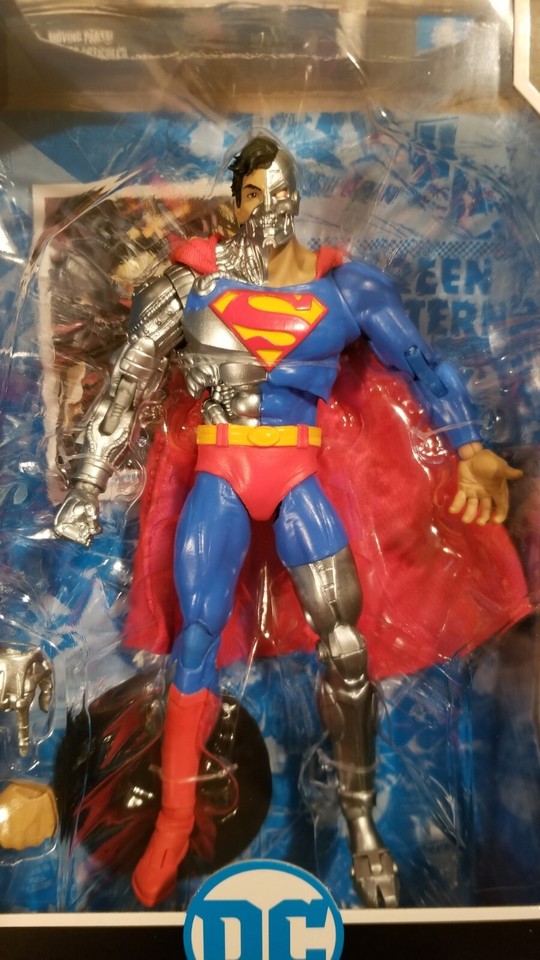 MCFARLANE DC MULTIVERSE CYBORG SUPERMAN RETURN OF SUPERMAN HANK HENSHAW ...