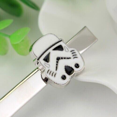 Stunning Gentlemen Classy Star War Stormtrooper Men's Fine Tie Clips ...