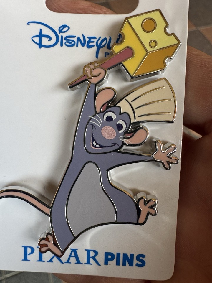 Disneyland Paris Chef Remy Ratatouille Cheese Please !! Disney Pin RARE ...