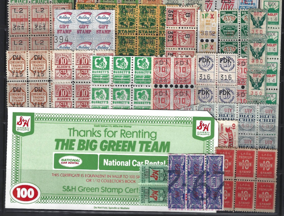 Lot of 100+ US Trading Stamps; Blocks and strips; many types! FREE ...