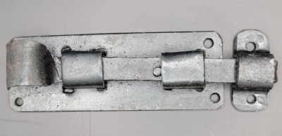 4.25" Forged Iron Square Bolt Latch Flush Mount with Hardware | eBay