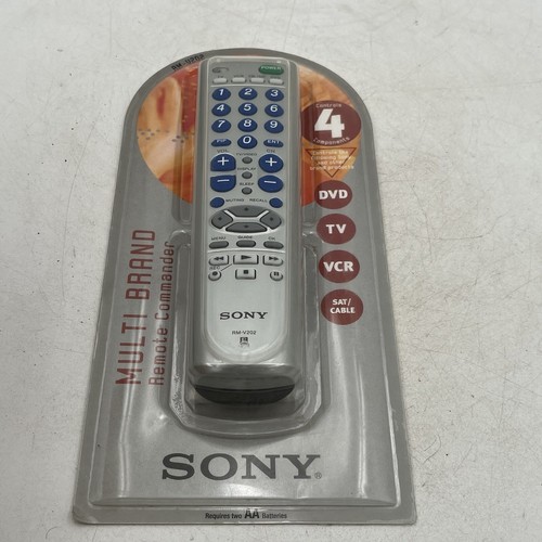 NEW Sony 4-Device Multi Brand Remote Commander RM-V202 NEW IN Packaging ...