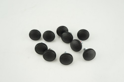 (10) Knurled Plastic Turn Knobs 5/16-18 External Male Threaded Thumb ...